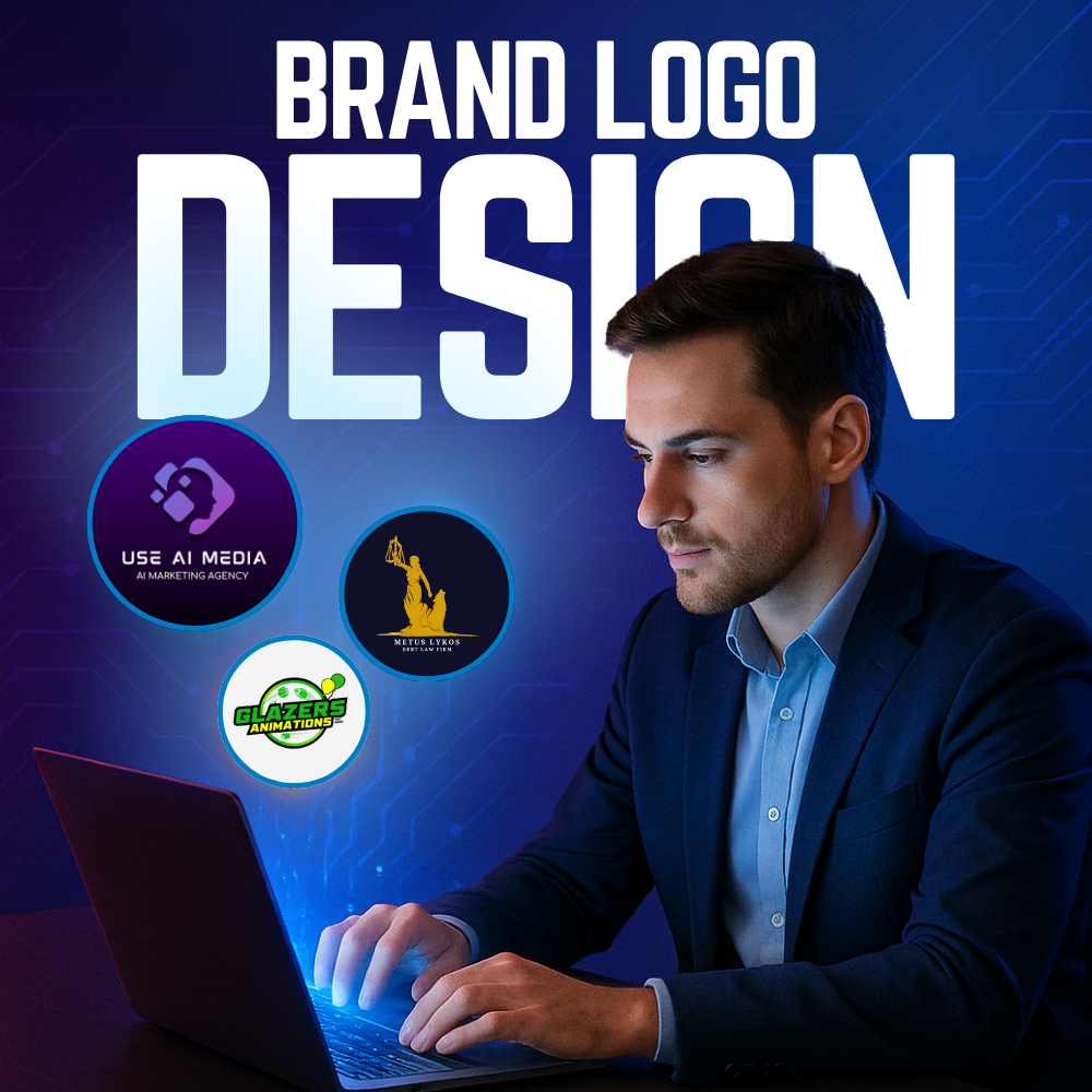 Custom Logo Design Pack – 1 to 5 Concepts (Includes Brand Colors) - Jasify